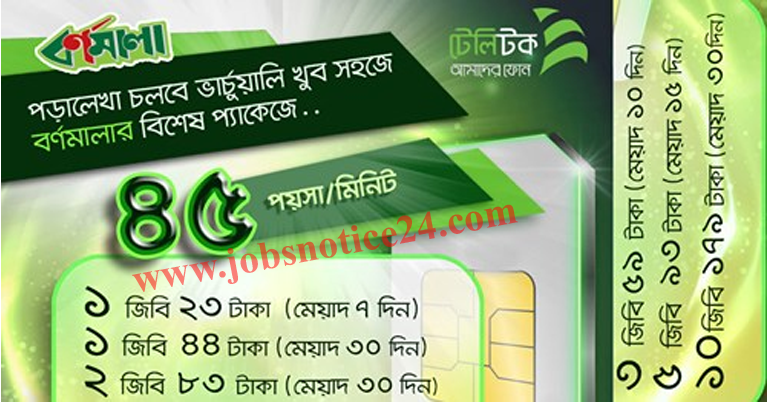 Teletalk Bornomala SIM Card Registration System 2021 - Jobs Notice 24